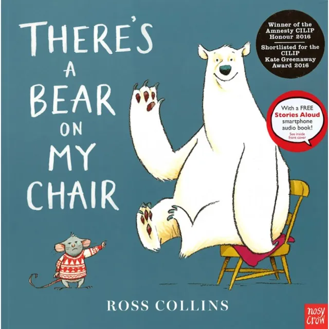 【麥克兒童外文】Theres Bear On My Chair - momo購物網