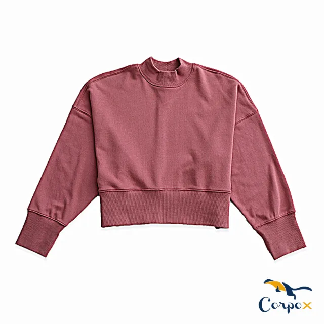 【Corpo X】女款短版小立領長袖衫(暗粉色) - momo購物網 - 好評推薦