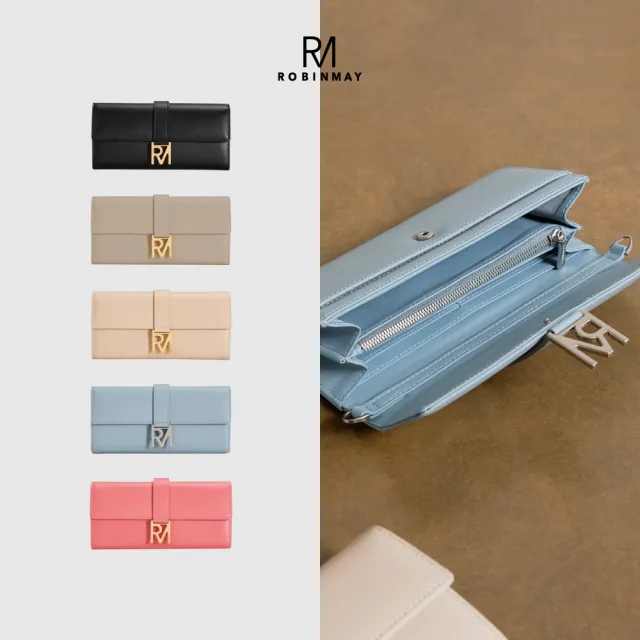 【ROBINMAY】綺莉真皮鐵鍊長夾(真皮長夾/附鏈帶/潮流/多色任選) - momo購物網 - 好評推薦 -2024年4月