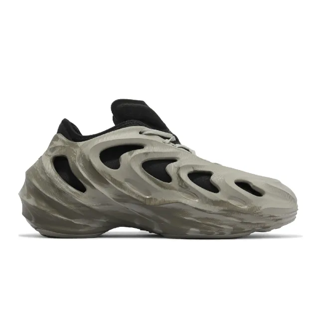 【adidas 愛迪達】休閒鞋 adiFOM Q 大理石紋 綠 黑 洞洞鞋 鏤空 可拆卸 三葉草 男鞋 愛迪達(GW2218) - momo ...