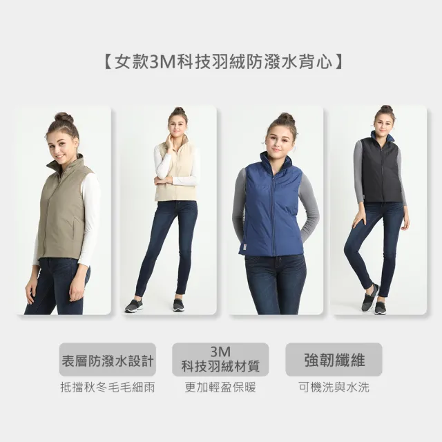 【Corpo X】防潑水系列-男女款3M科技羽絨防潑水背心(男女款-四色任選) - momo購物網 - 好評推薦