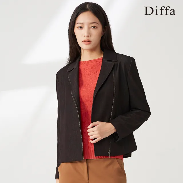 【Diffa】時尚美型拉鍊式外套-女 - momo購物網 - 好評推薦 -2023年11月