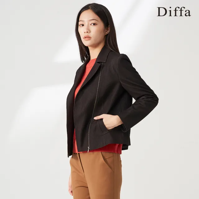 【Diffa】時尚美型拉鍊式外套-女 - momo購物網 - 好評推薦 -2023年11月