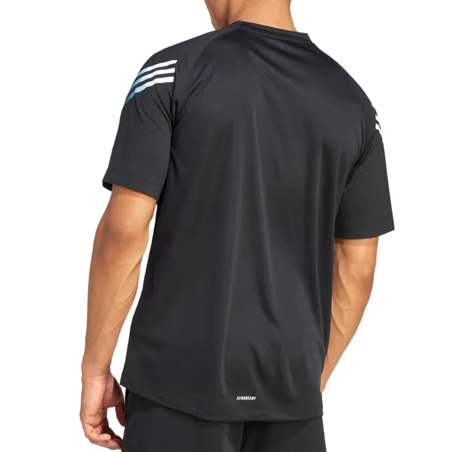 【adidas 愛迪達】TI 3S Tee 男款 黑色 運動 訓練 排濕 排汗 圓領 短袖 上衣 IJ8126 - momo購物網 - 好評 ...