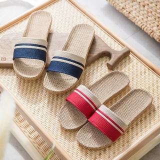 【BonBon naturel】日式亞麻透氣居家防滑涼拖鞋(天然亞麻/透氣/不悶熱/不腳臭)-momo購物網 - 好評推薦 - 2025年1月