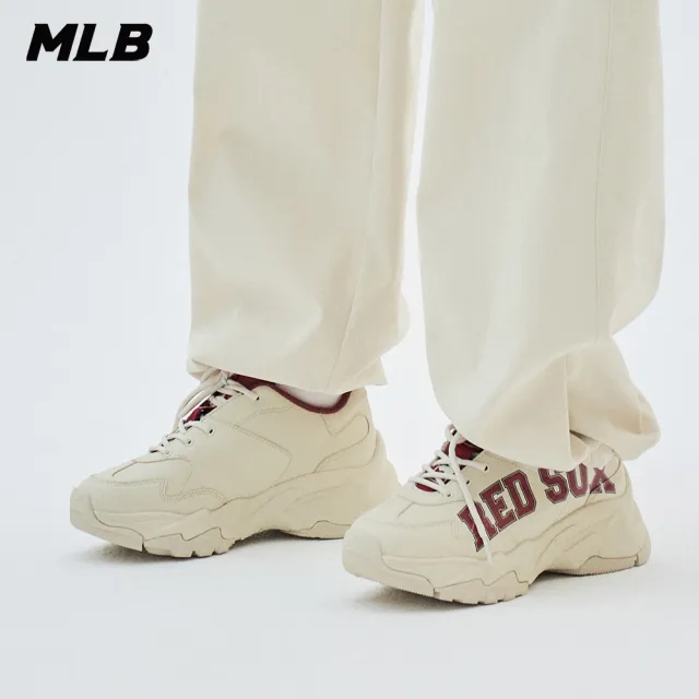 【MLB】Varsity厚底老爹鞋 增高鞋 Big Ball Chunky系列 波士頓紅襪隊(3ASHBVS3N-43RDS) - momo ...