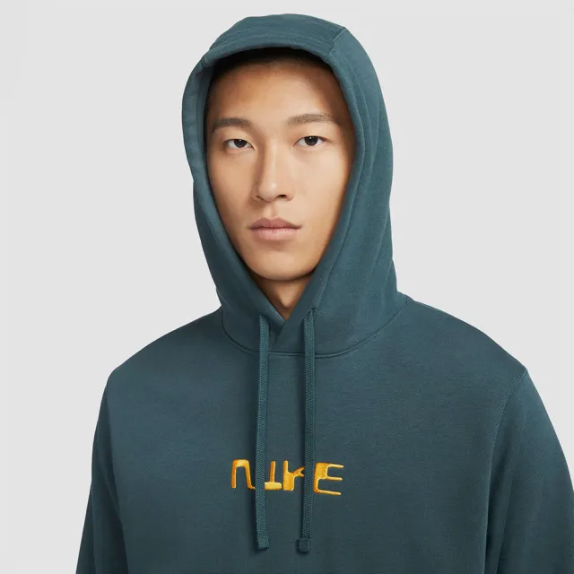 【NIKE 耐吉】上衣 男款 長袖上衣 帽T 運動 AS M NK CLUB FC PO HOODIE 綠 FB6575-328(3S3475 ...