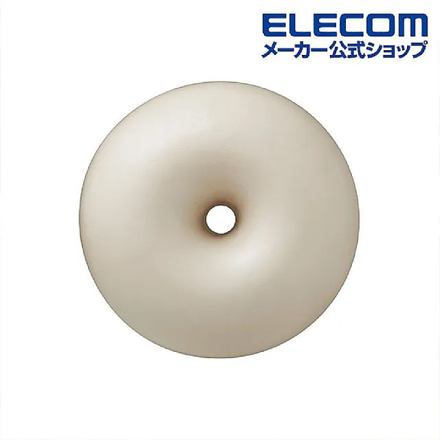 【ELECOM】福利品 ECLEAR 甜甜圈瑜珈抗力球50cm(象牙白) - momo購物網 - 好評推薦 -2024年2月