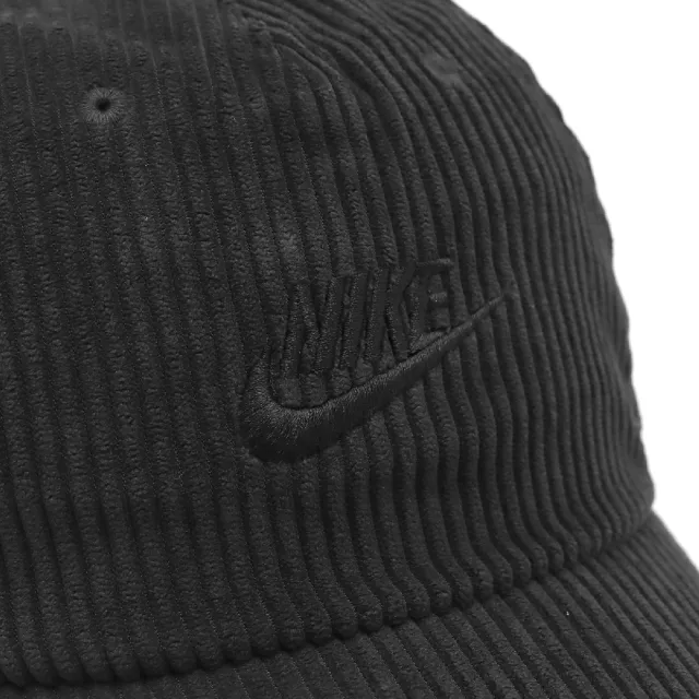 【NIKE 耐吉】棒球帽 Club Cap 男款 黑 燈芯絨 可調式帽圍 經典 帽子 老帽(FB5375-010) - momo購物網 ...