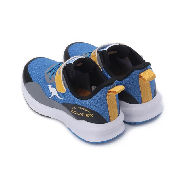 【KangaROOS】20-23cm DYNARUN 魔鬼氈輕量運動鞋 藍黃 中大童鞋 KK41326 - momo購物網 - 好評推薦 ...