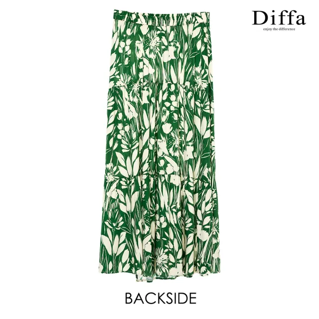 【Diffa】歐風質感綠花蛋糕長裙-女 - momo購物網 - 好評推薦 -2024年5月