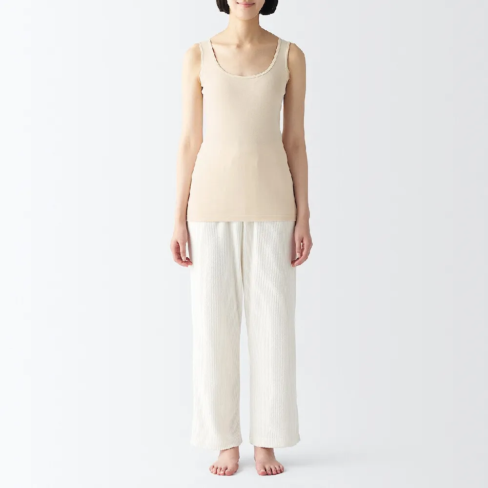 【MUJI 無印良品】女清爽舒適棉質附吸汗墊片坦克背心(共4色) - momo購物網 - 好評推薦 -2024年4月