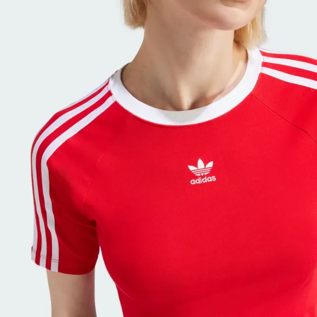 【adidas 愛迪達】運動服 短袖 T恤 女上衣 3 S BABY TEE(IP0665) - momo購物網 - 好評推薦 -2024年3月