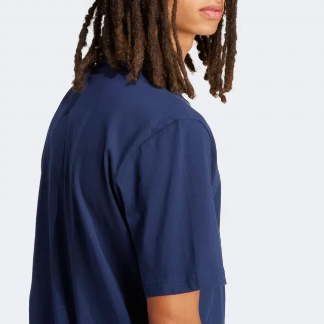 【adidas 愛迪達】TRAINING SUPPLY 短袖上衣(IS0233 男款運動上衣 ORIGINALS短T 藍) - momo購物網 ...