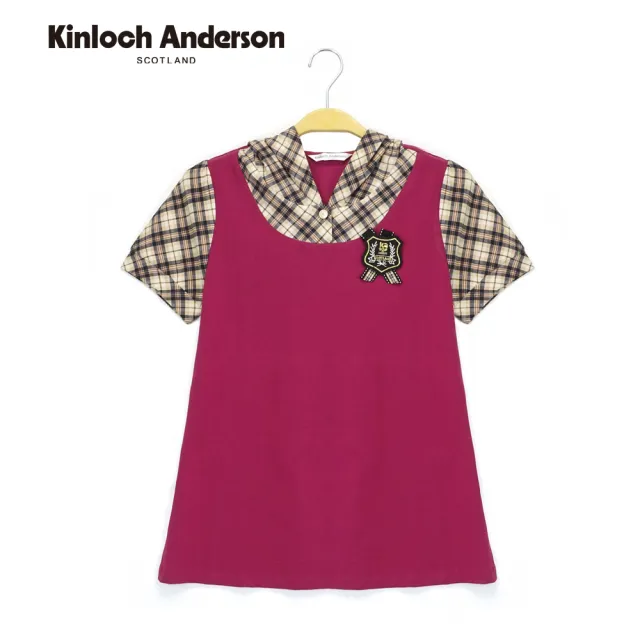 【Kinloch Anderson】格紋有領連帽短袖上衣 金安德森女裝(KA0385322) - momo購物網 - 好評推薦 -2024年3月
