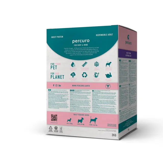【PERCURO】小型成犬飼料-2KG(新型態昆蟲蛋白) - momo購物網 - 好評推薦 -2024年4月