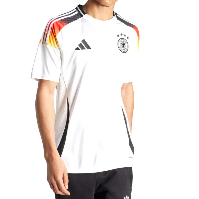 【adidas 愛迪達】Adidas DFB H JSY 男款 白色 圓領 德國隊 主場足球上衣 吸濕排汗 短袖 IP8139 - momo ...