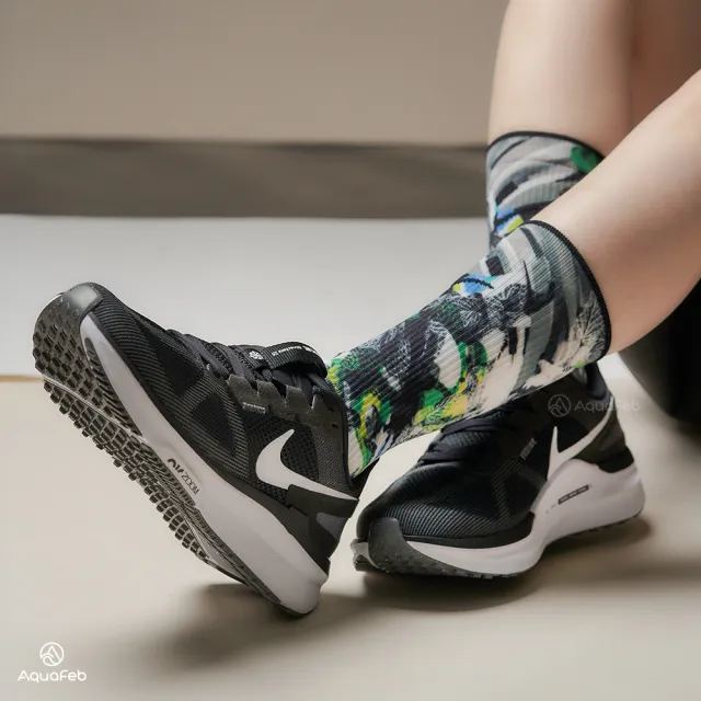 【NIKE 耐吉】Air Zoom Structure 25 男鞋 黑白色 訓練 網布 緩震 運動 慢跑鞋 DJ7883-002 - momo ...