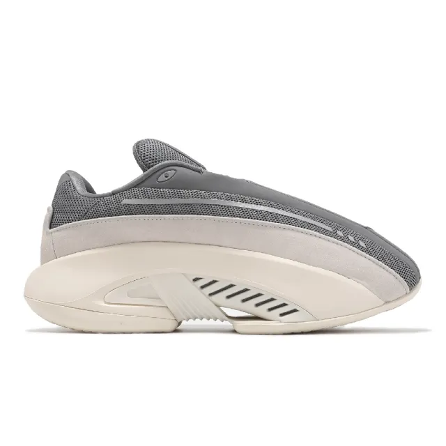 【adidas 愛迪達】籃球鞋 Mad IIInfinity 男鞋 象牙白 灰 麂皮 拼接 未來感 運動鞋 愛迪達(IF4439 ...