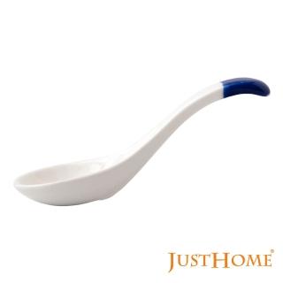 【Just Home】簡約純白藍邊陶瓷湯匙(湯匙 餐匙 匙)-momo購物網 - 好評推薦 - 2025年5月