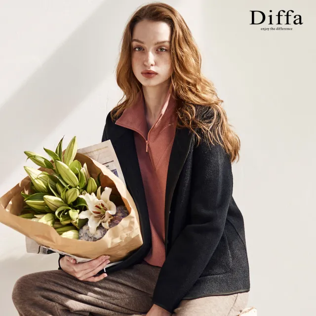 【Diffa】精緻毛感連帽外套-女 - momo購物網 - 好評推薦 -2025年1月