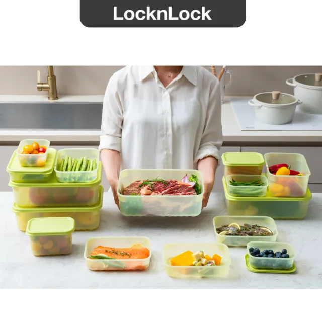 【LocknLock 樂扣樂扣】智慧極鮮Fresh Block保鮮盒冰箱收納多件組(5款任選) - momo購物網 - 好評推薦 -2024年12月
