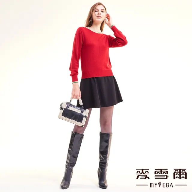 【MYVEGA 麥雪爾】出清品 素面荷葉短裙短裙-黑 - momo購物網 - 好評推薦 -2026年1月